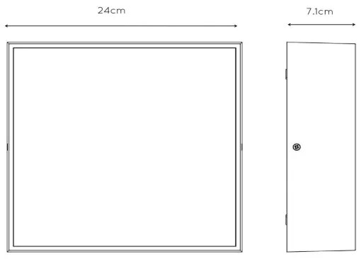 Lucide 27816/10/29 - LED Koupelnové stropní svítidlo ROXANE LED/12W/230V IP54