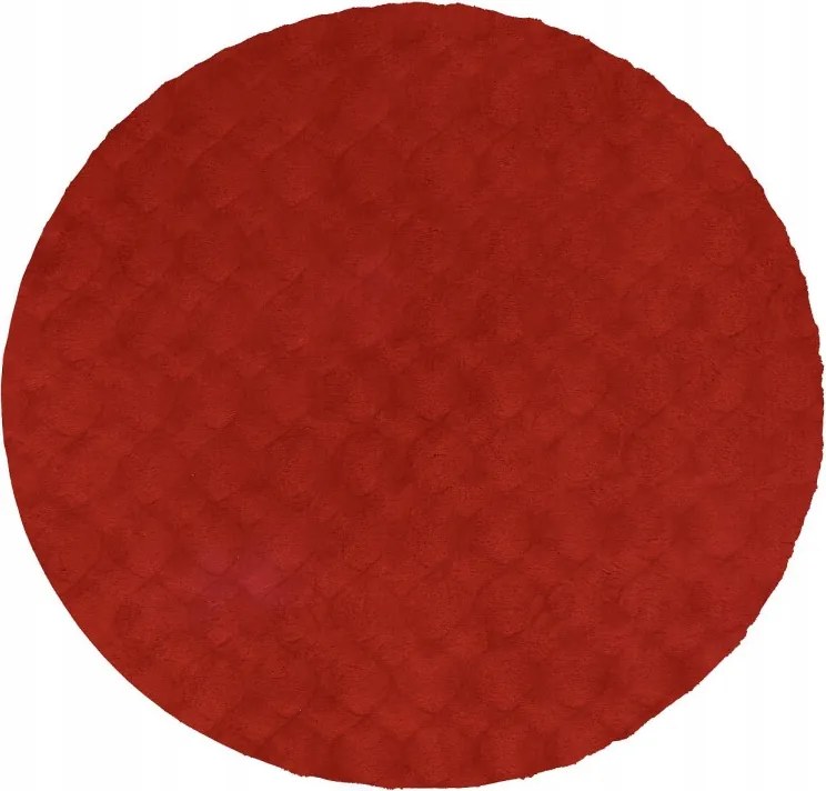 120x120 (průměr) kruh Kusový koberec Diamond Cut 800 Red kruh
