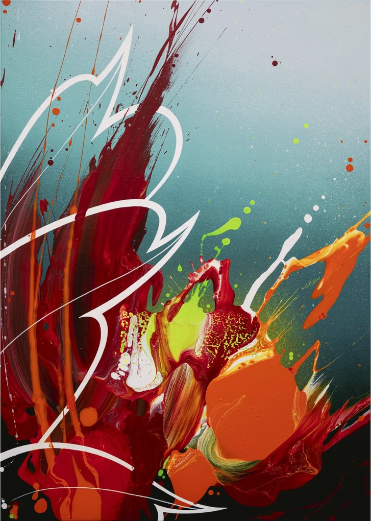 Fishero | Summer Vibration Rám: Černý, Velikost: 40 x 30 cm