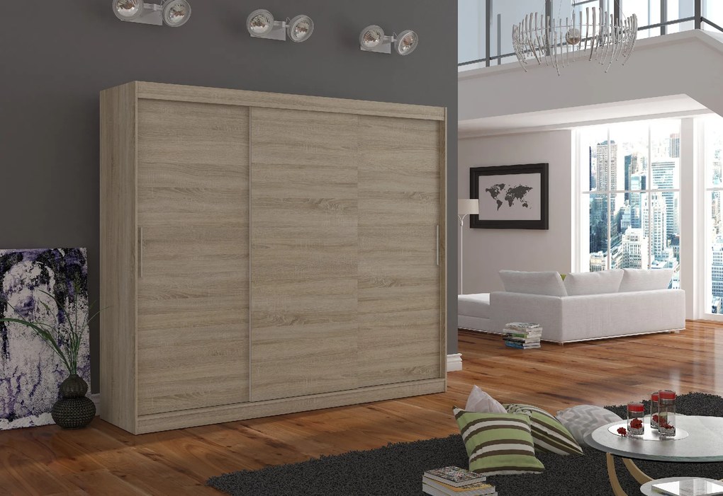 ADRK Furniture Posuvná skříň ANTOS 250 ADRK-SW-ANT-S-250
