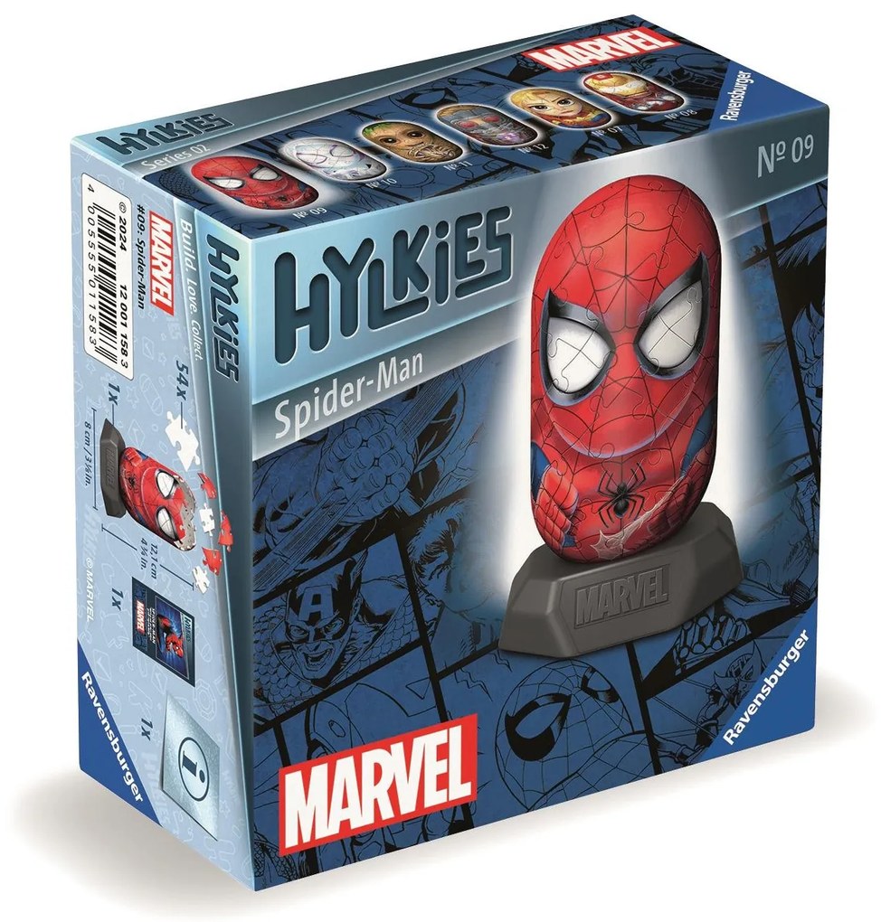 3d puzzle ravensburger 120011583 hylkies marvel: spider-man