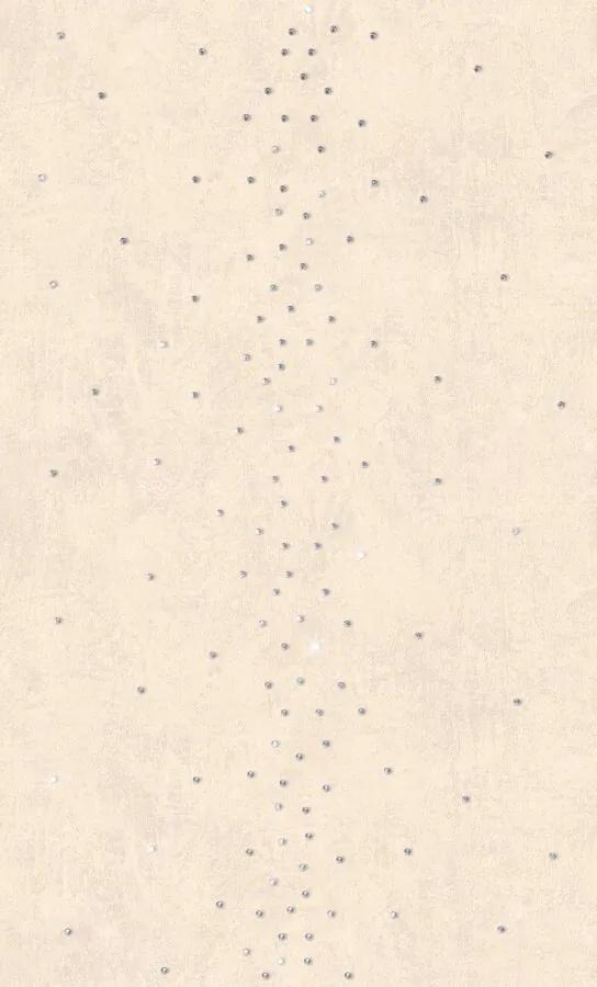 Fazowski, vliesová tapeta s krystaly Brilliant 8701; 3 pruhy 53 x 280 cm