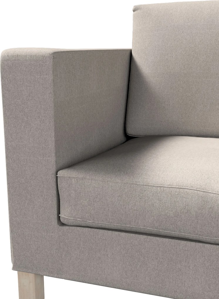 Potah na pohovku IKEA Karlanda 2-místná, krátký barva béžová látka pletený vzor