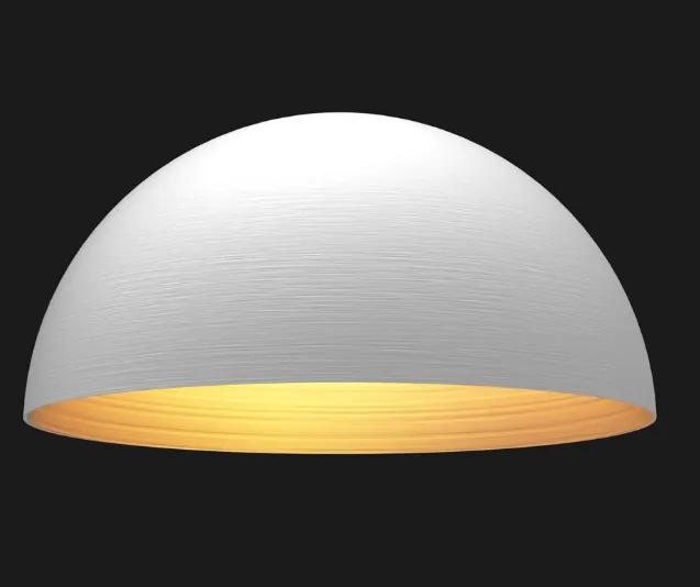 Doxis Dome 900 textured Závěsné led designové svítidlo Barva: Bílá/zlatá matná, Chromatičnost: 2700K Dali