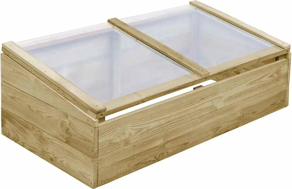 Pařeniště 2 ks impregnovaná borovice 100 x 50 x 35 cm 3055329