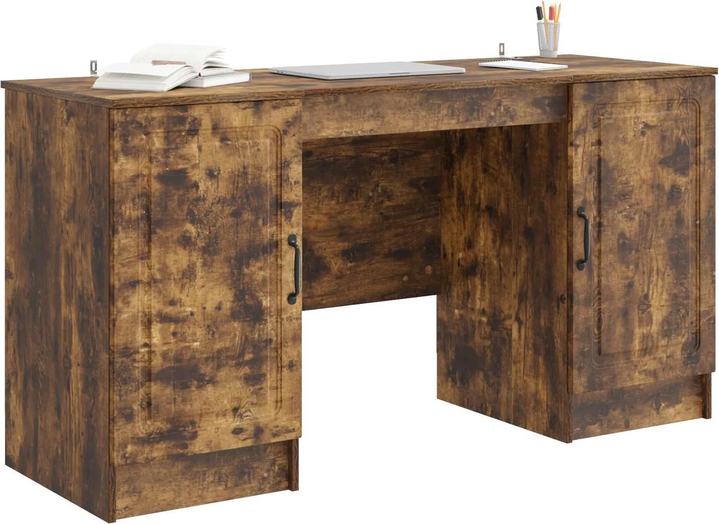 Stůl Kouřový dub 142,5 x 50 x 75 cm Kompozitní dřevo 3414644