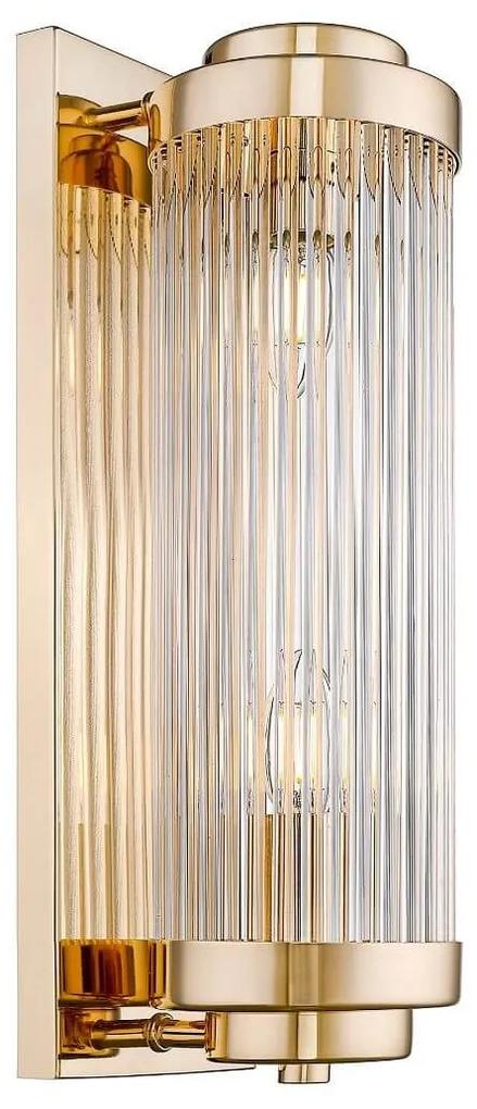 Sergio 02N, skleněné nástěnné svítidlo Zuma Line Barva kování: Lesklá zlatá
