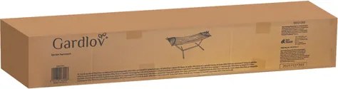 Iso Trade Zahradní houpací síť 200x150cm Gardlov s rámem 27293
