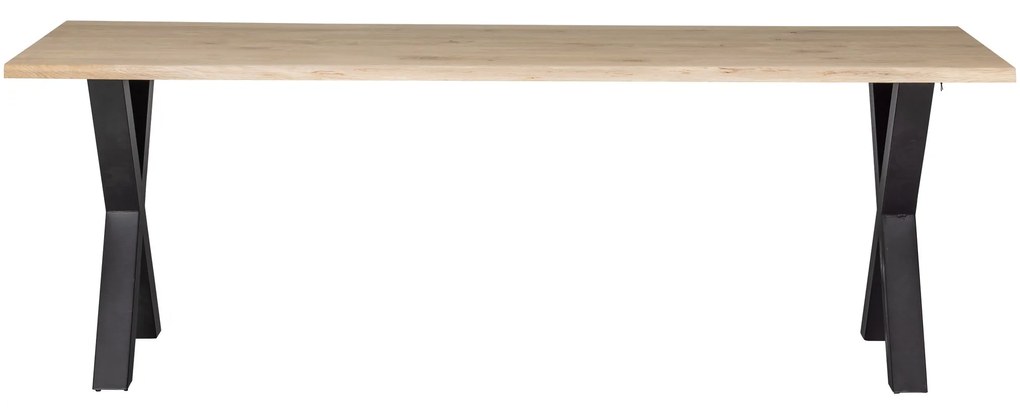 WOOOD Jídelní stůl TABLO dub 220x 90 cm (X noha)