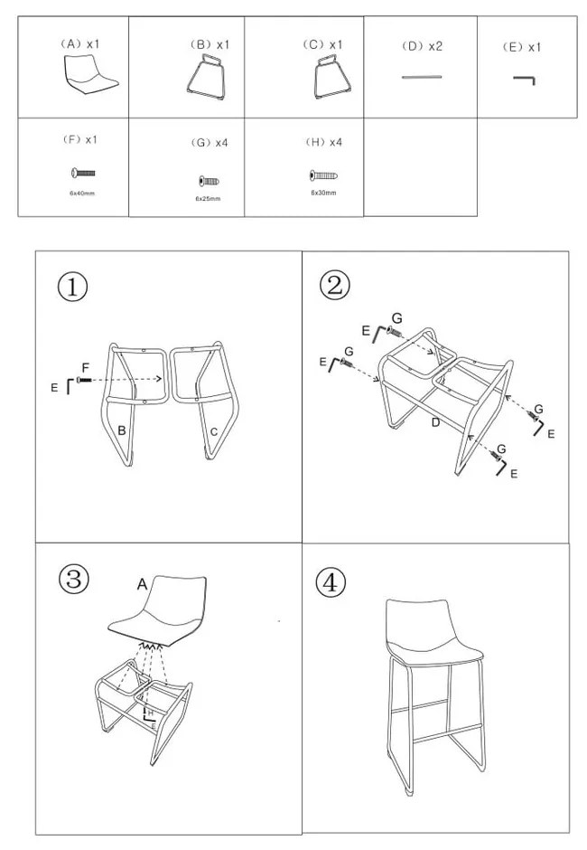 Hnědá barová židle Mauro Ferretti Metropolitan