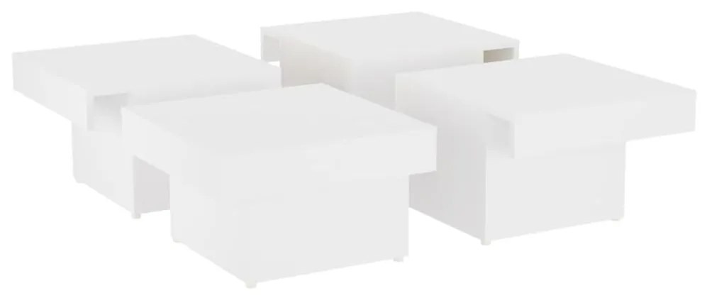 Petromila Konferenční stolek bílý 90 x 90 x 28 cm dřevotříska