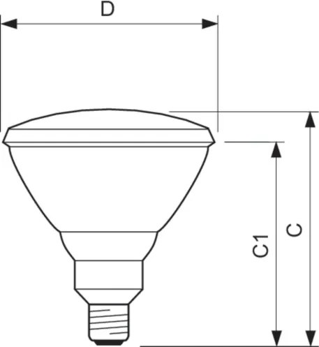 Infražárovka IR Philips 175C PAR 38 E27