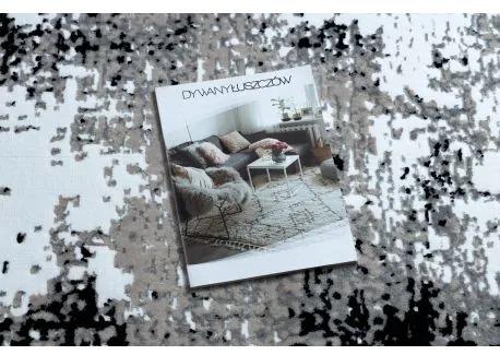 Dywany Luszczow Kusový koberec GLOSS 8493 78 vintage,, rám šedá / černý Rozměr koberce: 80 x 150 cm