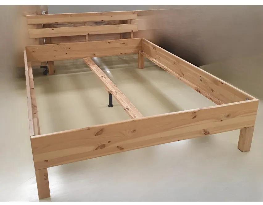 Dřevěná postel z masivu Edmonton - VÝPRODEJ 140x200