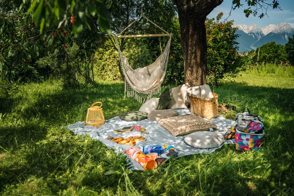 Skládací piknikový termo koš FLOWERS