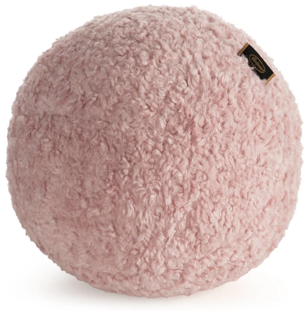 DEKORAČNÍ POLŠTÁŘ BUKLA09 (FI) 24 CM RŮŽOVÁ