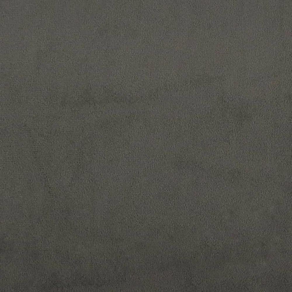 Petromila Taštičková matrace tmavě šedá 120x190x20 cm samet