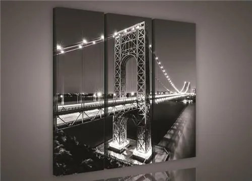 Obraz na plátně most 90 x 80 cm