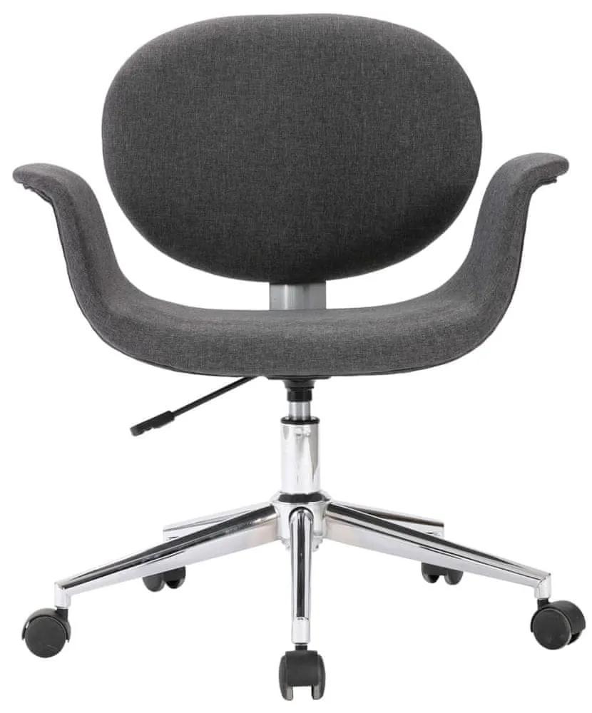 Petromila Otočná kancelářská židle šedá textil