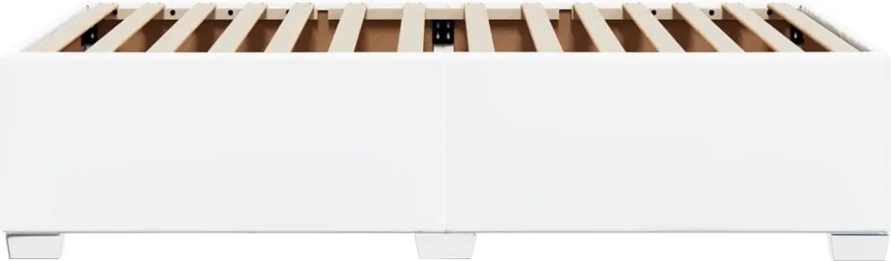 Rám postele bílý 90 x 190 cm umělá kůže 3284537