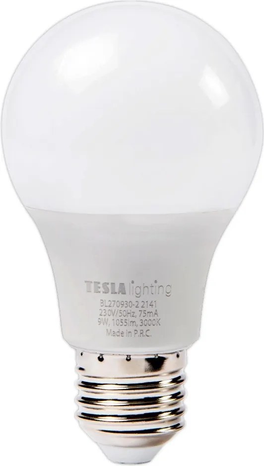 TESLA LED žárovka 9 W 1055 lm E27 teplá bílá