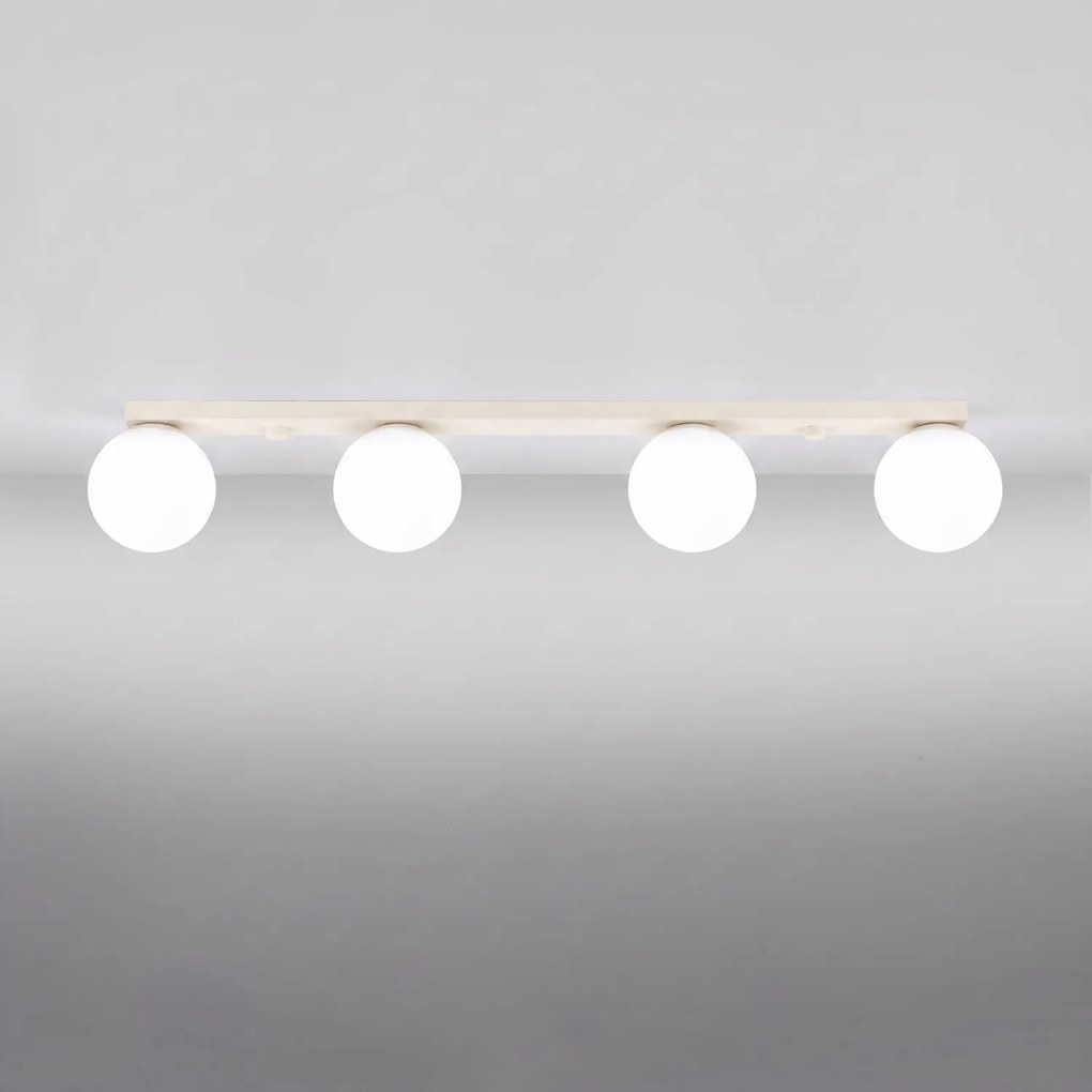 Sollux Lighting Stropní svítidlo YOLI 4 béžové