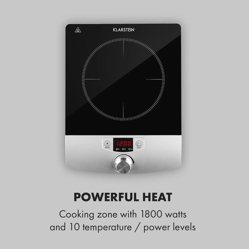 Klarstein VariCook Single, indukční varná deska, 1800 W, 1 zóna