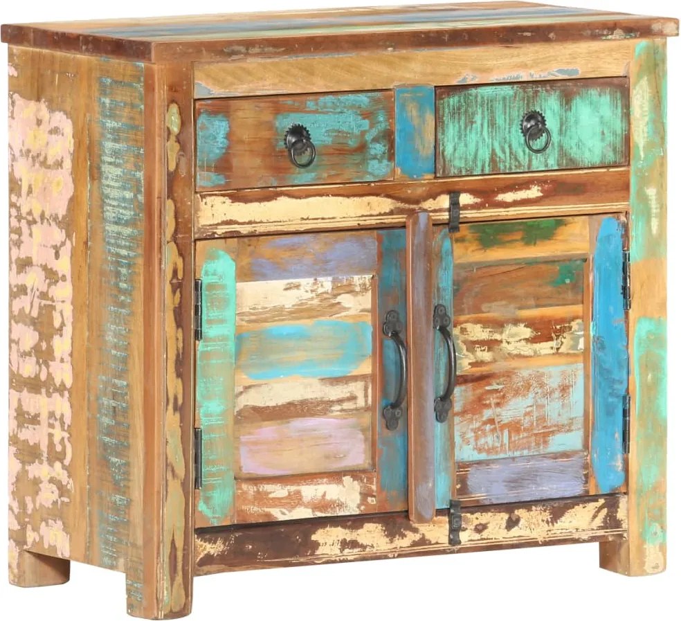 Příborník 70 x 35 x 65 cm masivní recyklované dřevo 287490