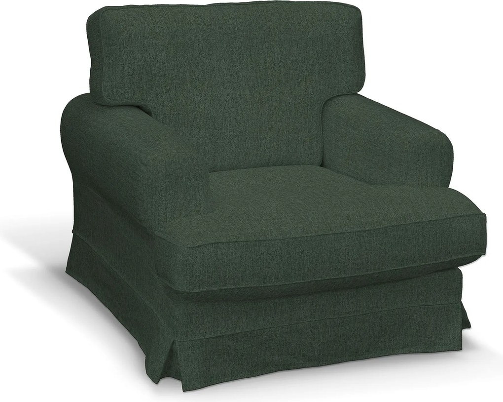 Potah na křeslo IKEA Ekeskog barva zelená látka pletený vzor