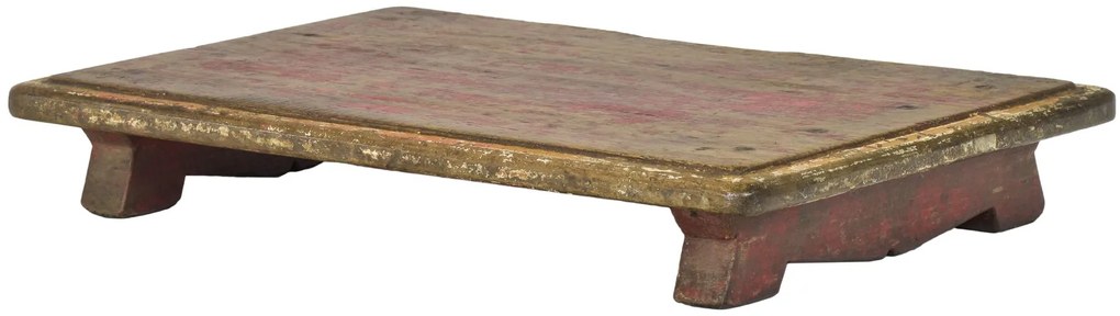 Sanu Babu Čajový stolek z teakového dřeva, 56x37x8cm