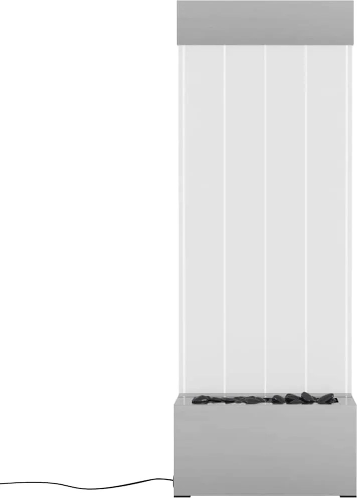 Bublinkový panel s RGB LED nerezová ocel a akryl 110 cm 151400