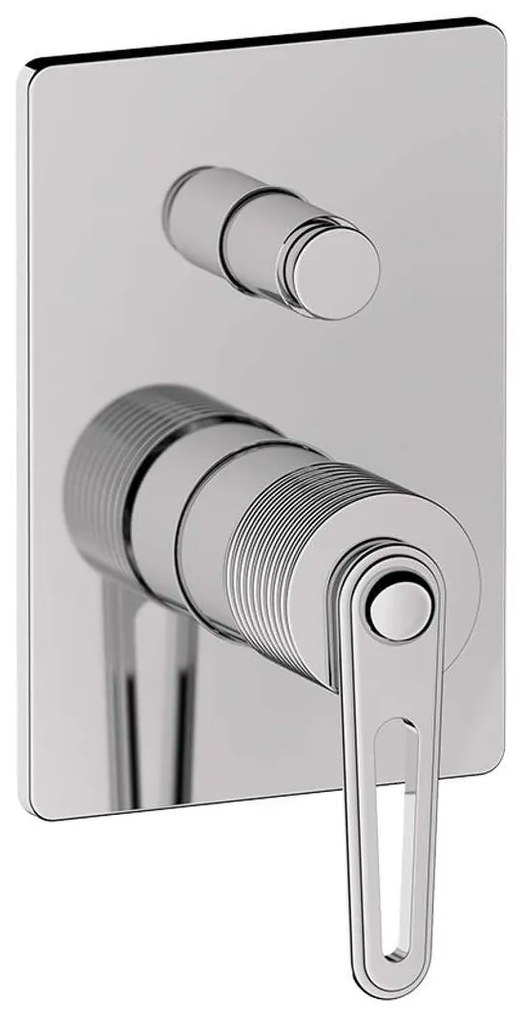 Sapho - Baterie pod omítku, pro 2 spotřebiče, s tělesem, chrom BB042