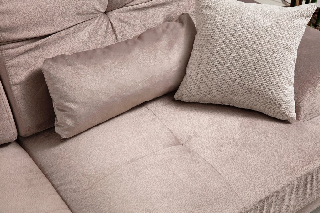 Atelier del Sofa Rohová sedací souprava Frido Corner Right (L3+Chl) - Beige, Béžová