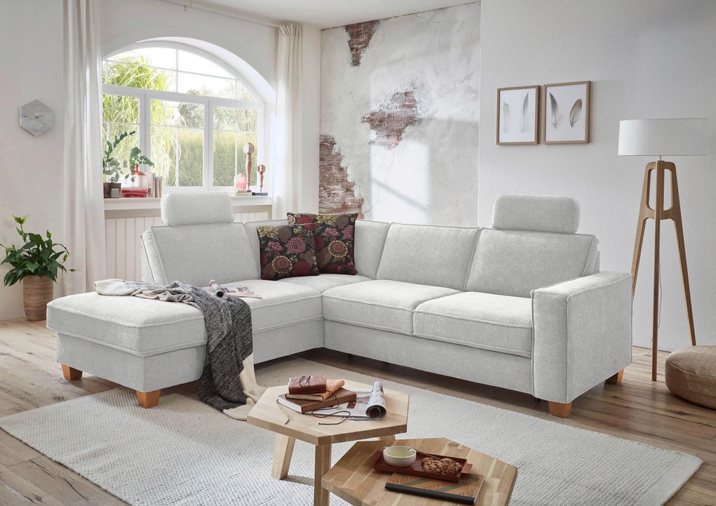 XXXLutz ROHOVÁ SEDAČKA, textil, barvy stříbra Sit & More - Sedací soupravy - 000144005810