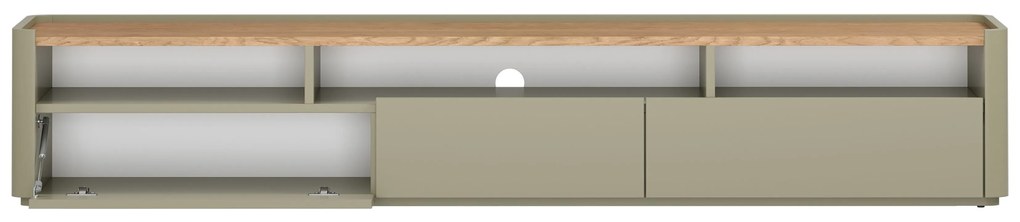 TV stolek Elivo 200 cm - eukalyptus / dub baltic dune