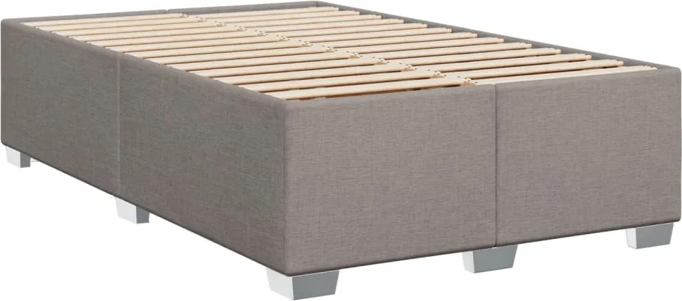 Box spring postel s matrací taupe 120x200 cm textil 3290466