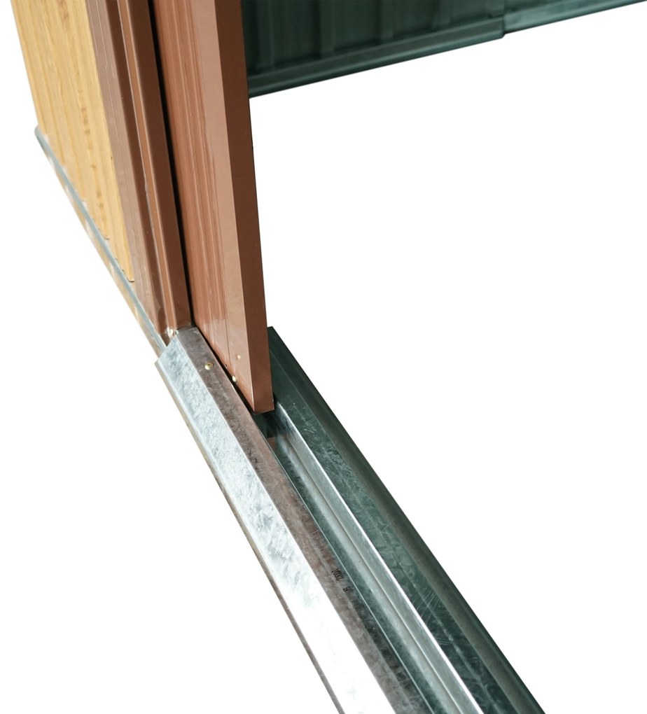 Zahradní domek BestBerg ZDB-9D / 9 m² / 279 x 324 x 211 cm / dekor dřevo/hnědá