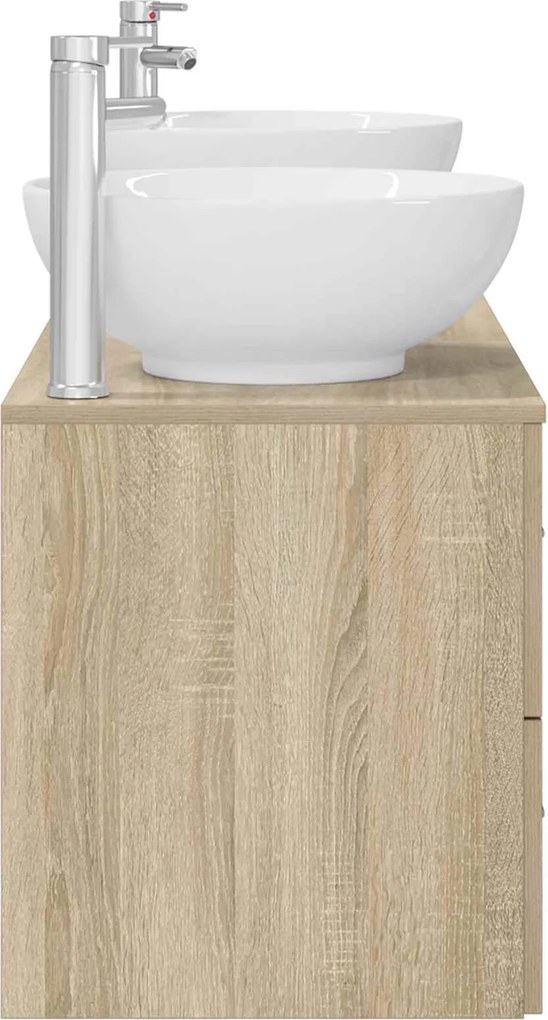 Sada koupelnového nábytku 3 ks Dub sonoma 49,5 x 44,5 x 65 cm 3405893