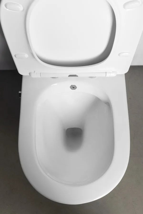 Sapho Sapho, PACO CLEANWASH WC kombi mísa, integrovaná baterie a bidetová sprška, spodní/zadní, bílá, PC1012RX