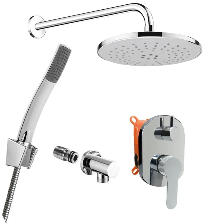 Mereo Mereo, Sprchový set Zuna s dvoucestnou podomítkovou bateríí, CB650SZ1