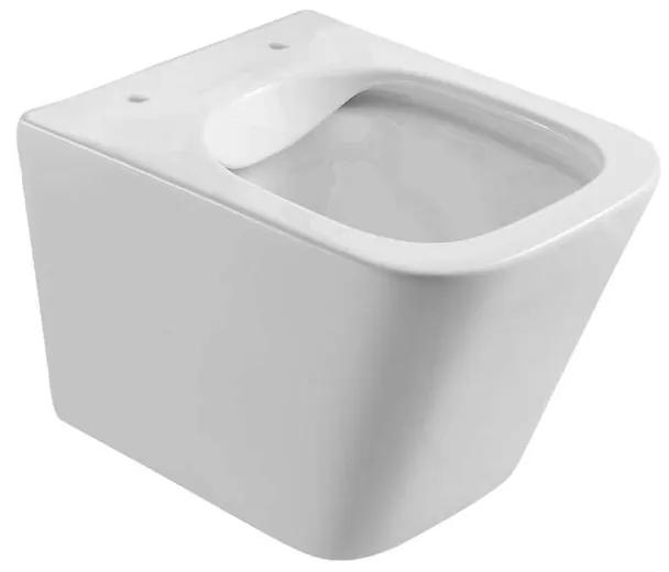 Mereo, WC závěsné kapotované, Smart Flush RIMLESS, 490x340x350, keramické, vč. sedátka CSS118S, VSD83T1