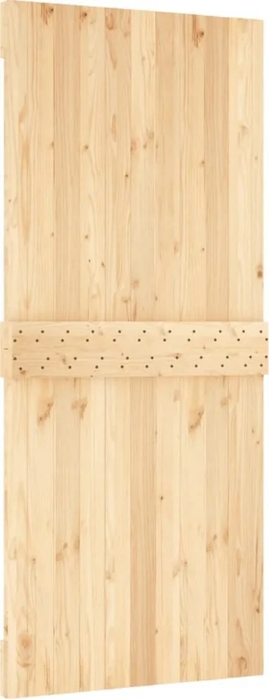 vidaXL Dveře NARVIK 90 x 210 cm masivní borové dřevo [154433] Barva: Přírodní