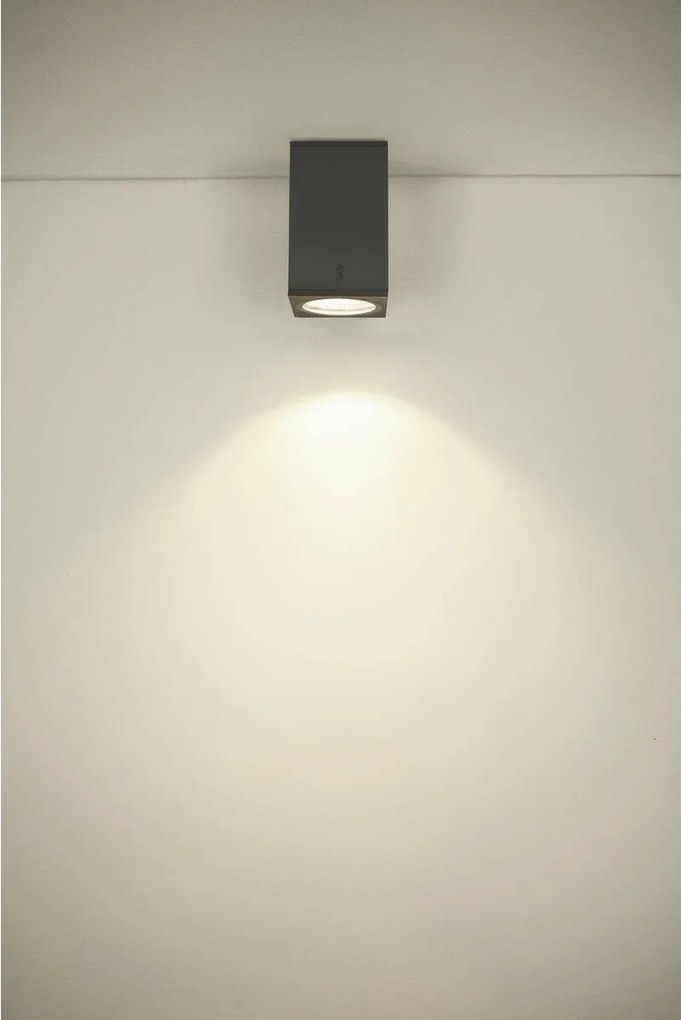 LA 1003420 ENOLA SQUARE S Outdoor, stropní LED svítidlo, antracitové - BIG WHITE (SLV)