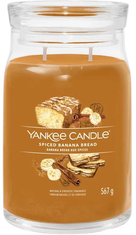 Yankee Candle – Signature svíčka Spiced Banana Bread (Banánový chlebíček s kořením) Velikost: velká 567 g