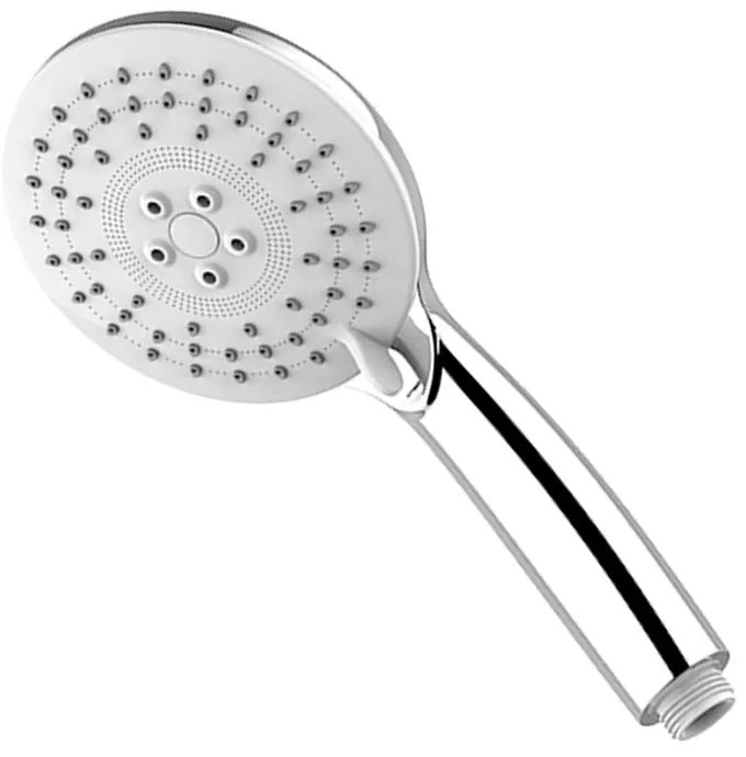 Mereo sprchová souprava nástěnná baterie Mada 150 mm hlavová sprcha bez příslušenství bílá CBE60101SHM