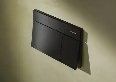 Hansgrohe iFrame Element E matná černá / Splachovací tlačítko / Duální