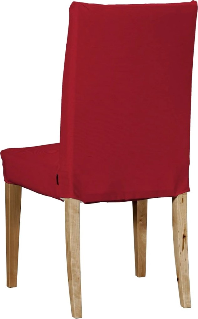 Potah na židli IKEA Henriksdal, krátký barva červená látka pletený vzor