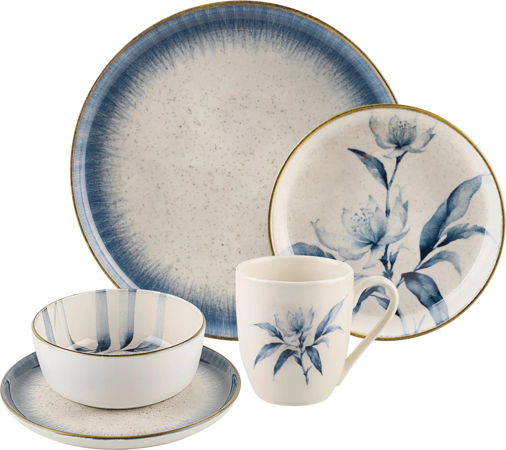 XXXLutz KOMBINOVANÁ SOUPRAVA 20dílné, porcelán keramika Landscape - Kolekce nádobí - 005077011401