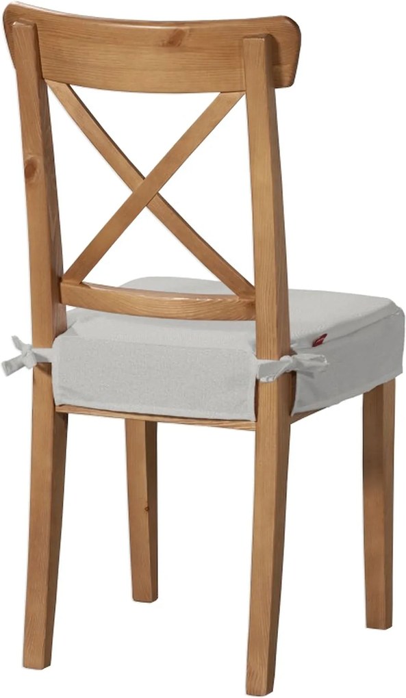 Sedák na židli IKEA Ingolf barva šedá látka pletený vzor