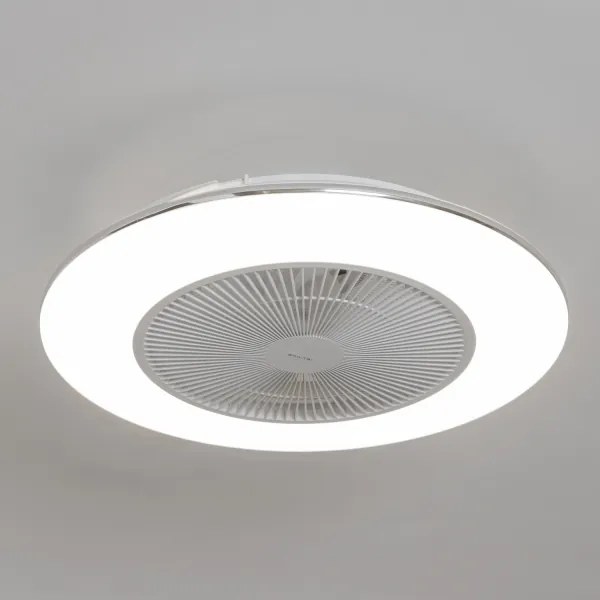 Brilagi - LED Stmívatelné svítidlo s ventilátorem AURA LED/38W/230V bílá + DO
